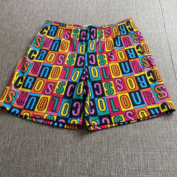 Cross Colours | Shorts | Cross Colours Vintage Block Letter Shorts ...